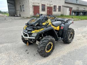 Желтый Can-Am Outlander 2013 в Ионишкис, объемом двигателя 0.80 л и пробегом 0 тыс. км за 7500 €, фото 4 на AUTOMOTO.COM.LV
