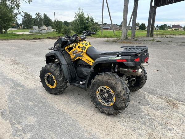 Желтый Can-Am Outlander 2013 в Ионишкис, объемом двигателя 0.80 л и пробегом 0 тыс. км за 7500 €, фото 4 на AUTOMOTO.COM.LV