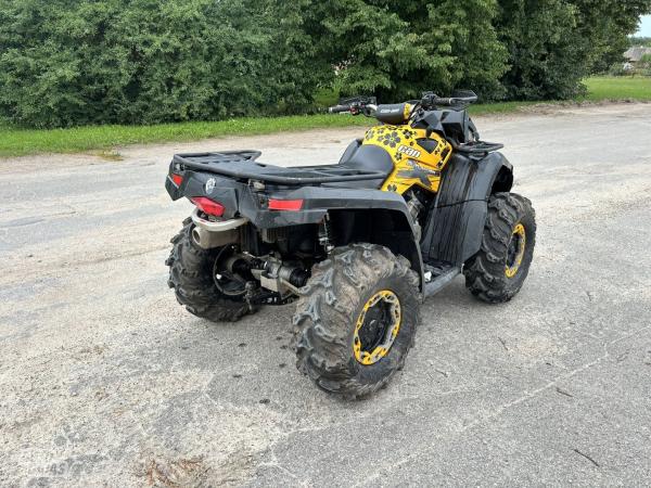 Желтый Can-Am Outlander 2013 в Ионишкис, объемом двигателя 0.80 л и пробегом 0 тыс. км за 7500 €, фото 6 на AUTOMOTO.COM.LV