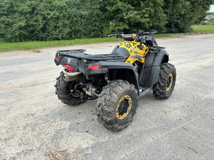 Желтый Can-Am Outlander 2013 в Ионишкис, объемом двигателя 0.80 л и пробегом 0 тыс. км за 7500 €, фото 7 на AUTOMOTO.COM.LV
