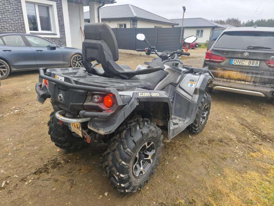 Dzeltens Can-Am Outlander 2015 Viļņa, ar dzinēja tilpumu 1.00 L un nobraukumu 3 tūkst. km par 12000 €, foto 16 vietnē AUTOMOTO.COM.LV