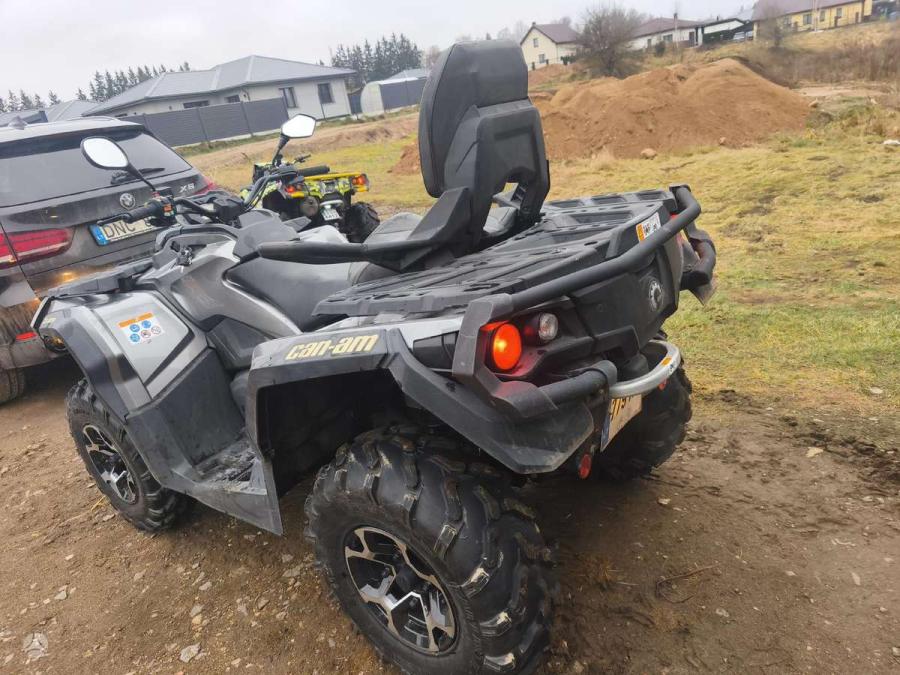 Dzeltens Can-Am Outlander 2015 Viļņa, ar dzinēja tilpumu 1.00 L un nobraukumu 3 tūkst. km par 12000 €, foto 18 vietnē AUTOMOTO.COM.LV