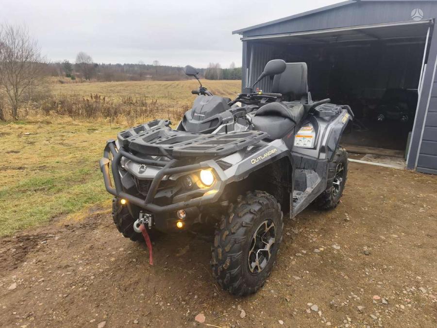 Dzeltens Can-Am Outlander 2015 Viļņa, ar dzinēja tilpumu 1.00 L un nobraukumu 3 tūkst. km par 12000 €, foto 20 vietnē AUTOMOTO.COM.LV