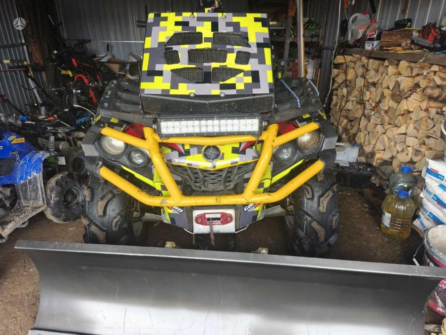 Dzeltens Can-Am Outlander 2015 Viļņa, ar dzinēja tilpumu 1.00 L un nobraukumu 3 tūkst. km par 12000 €, foto 24 vietnē AUTOMOTO.COM.LV