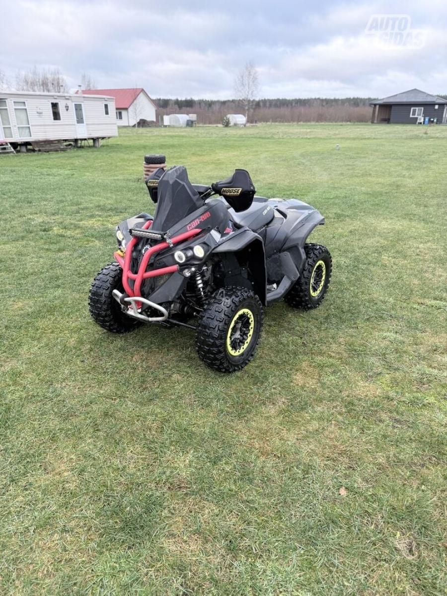 Black Can-Am Renegade 2018 in Kaunas, with an engine capacity of 1.00 L and mileage of 9 thousand km for 9000 €, photo 3 on AUTOMOTO.COM.LV