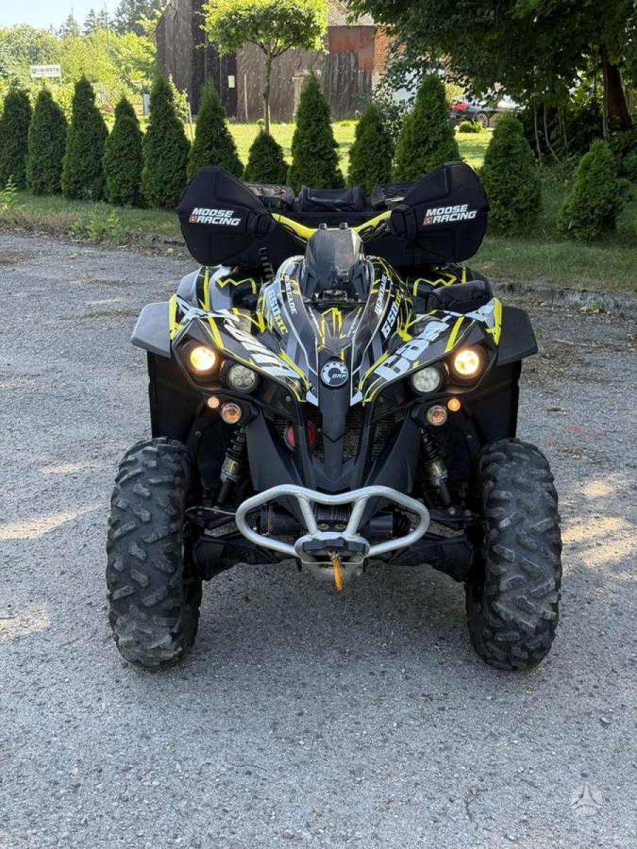 Melns Can-Am Renegade 2019 Šilutė, ar dzinēja tilpumu 0.65 L un nobraukumu 8 tūkst. km par 7200 €, foto 8 vietnē AUTOMOTO.COM.LV