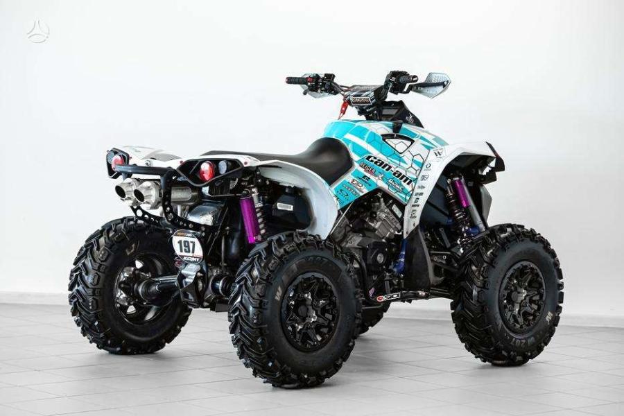 Grey Can-Am Renegade 2025 in Tukums, with an engine capacity of 1.00 L and mileage of 1 thousand km for 19999 €, photo 3 on AUTOMOTO.COM.LV