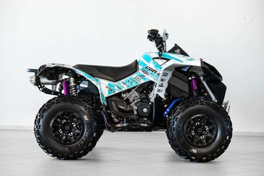 Grey Can-Am Renegade 2025 in Tukums, with an engine capacity of 1.00 L and mileage of 1 thousand km for 19999 €, photo 4 on AUTOMOTO.COM.LV