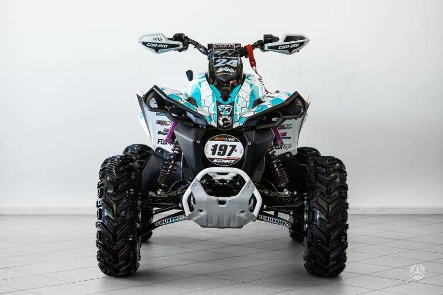 Grey Can-Am Renegade 2025 in Tukums, with an engine capacity of 1.00 L and mileage of 1 thousand km for 19999 €, photo 9 on AUTOMOTO.COM.LV