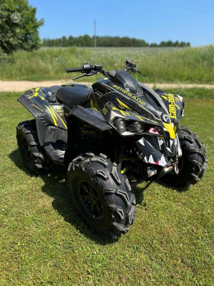 Can-Am Renegade 2016 Šalčininkai, ar dzinēja tilpumu 0.80 L un nobraukumu 4 tūkst. km par 6000 €, foto 3 vietnē AUTOMOTO.COM.LV