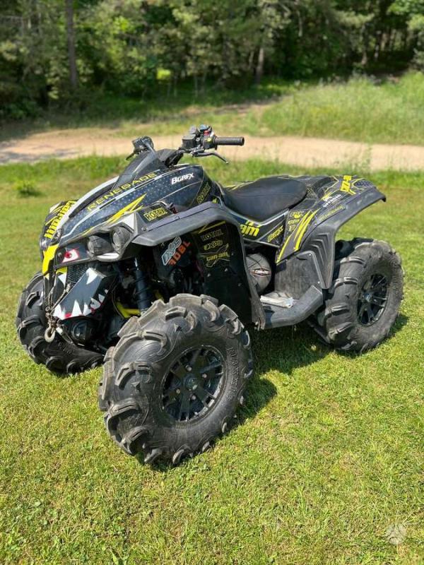 Can-Am Renegade 2016 Šalčininkai, ar dzinēja tilpumu 0.80 L un nobraukumu 4 tūkst. km par 6000 €, foto 6 vietnē AUTOMOTO.COM.LV