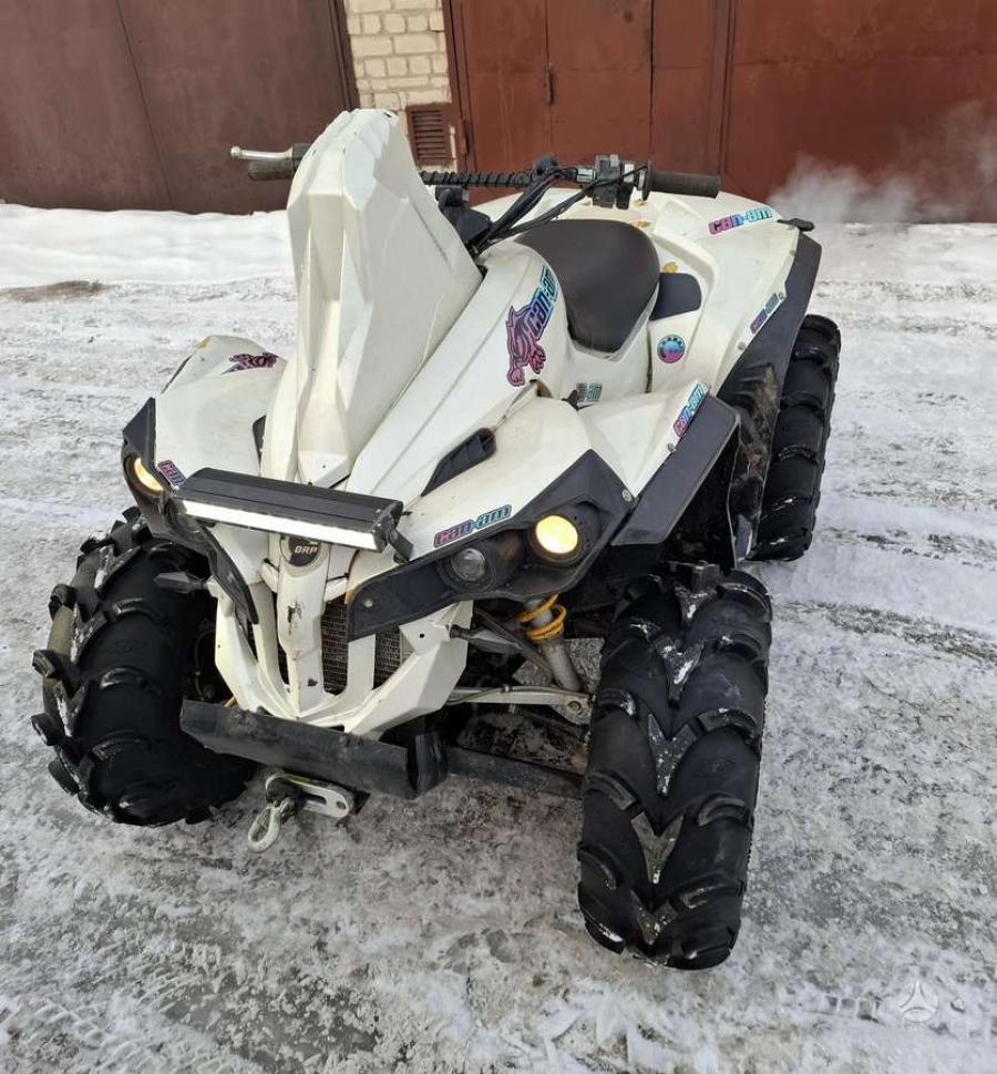 Белый Can-Am Renegade 2008 в Электренай, объемом двигателя 0.80 л и пробегом 5 тыс. км за 5600 €, фото 3 на AUTOMOTO.COM.LV