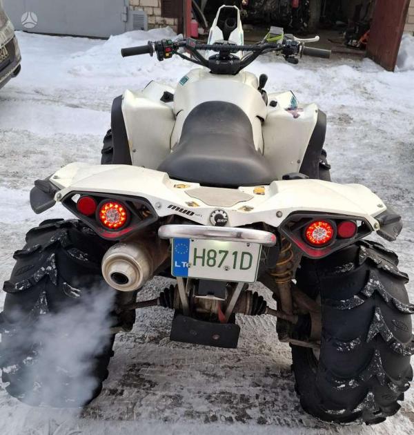 Белый Can-Am Renegade 2008 в Электренай, объемом двигателя 0.80 л и пробегом 5 тыс. км за 5600 €, фото 4 на AUTOMOTO.COM.LV