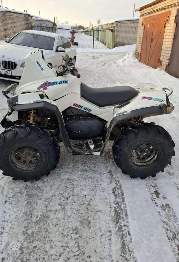 Белый Can-Am Renegade 2008 в Электренай, объемом двигателя 0.80 л и пробегом 5 тыс. км за 5600 €, фото 7 на AUTOMOTO.COM.LV