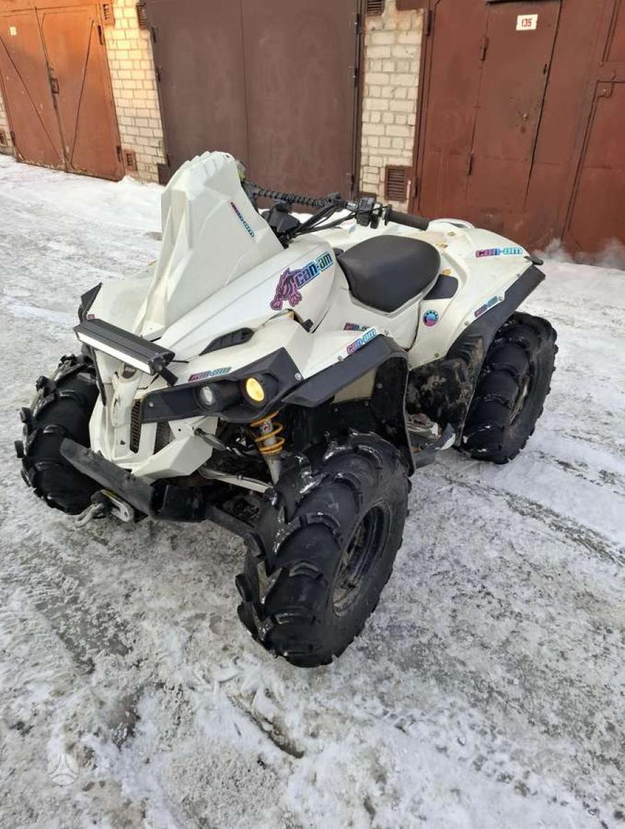 Белый Can-Am Renegade 2008 в Электренай, объемом двигателя 0.80 л и пробегом 5 тыс. км за 5600 €, фото 10 на AUTOMOTO.COM.LV