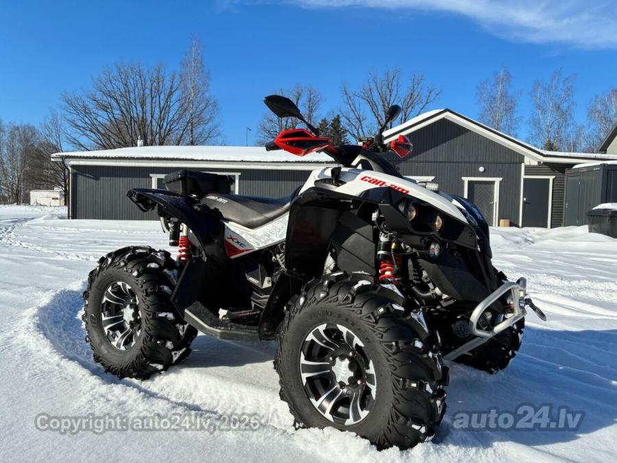 White Can-Am Renegade 2018 in Polva, with an engine capacity of 0.65 L and mileage of 4 thousand km for 8300 €, photo 1 on AUTOMOTO.COM.LV