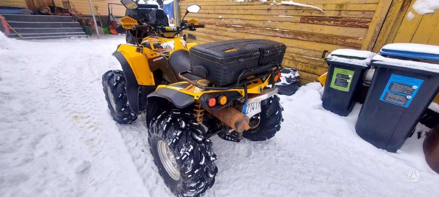Yellow Can-Am Renegade 2007 in Svencionys, with an engine capacity of 0.80 L and mileage of 1000 thousand km for 6500 €, photo 3 on AUTOMOTO.COM.LV