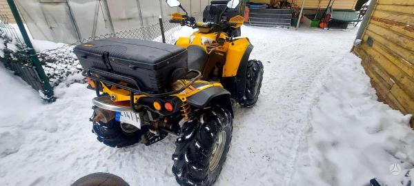 Yellow Can-Am Renegade 2007 in Svencionys, with an engine capacity of 0.80 L and mileage of 1000 thousand km for 6500 €, photo 4 on AUTOMOTO.COM.LV