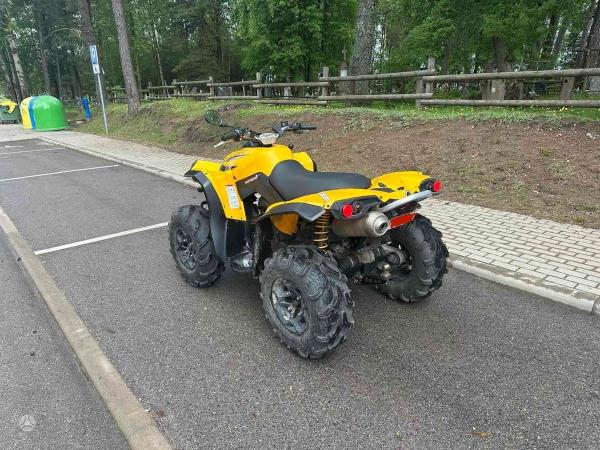 Dzeltens Can-Am Renegade 2008 Švenčionys, ar dzinēja tilpumu 0.50 L un nobraukumu 10 tūkst. km par 5600 €, foto 4 vietnē AUTOMOTO.COM.LV