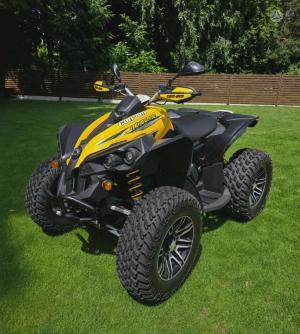 Dzeltens Can-Am Renegade 2008 Kauņa, ar dzinēja tilpumu 0.50 L un nobraukumu 9 tūkst. km par 4700 €, foto  vietnē AUTOMOTO.COM.LV