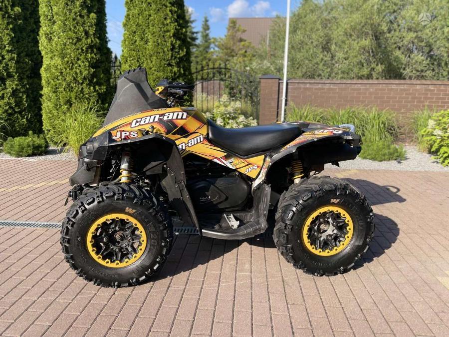 Dzeltens Can-Am Renegade 2008 Kauņa, ar dzinēja tilpumu 0.80 L un nobraukumu 10 tūkst. km par 7000 €, foto 4 vietnē AUTOMOTO.COM.LV