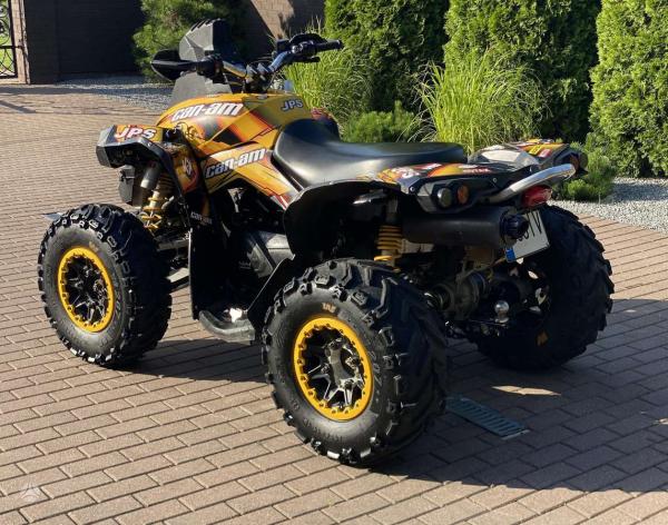 Yellow Can-Am Renegade 2008 in Kaunas, with an engine capacity of 0.80 L and mileage of 10 thousand km for 7000 €, photo 5 on AUTOMOTO.COM.LV
