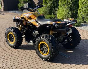 Dzeltens Can-Am Renegade 2008 Kauņa, ar dzinēja tilpumu 0.80 L un nobraukumu 10 tūkst. km par 7000 €, foto 6 vietnē AUTOMOTO.COM.LV