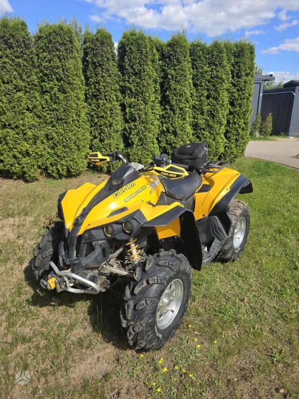 Желтый Can-Am Renegade 2009 в Вильнюс, объемом двигателя 0.80 л и пробегом 5 тыс. км за 6666 €, фото 1 на AUTOMOTO.COM.LV