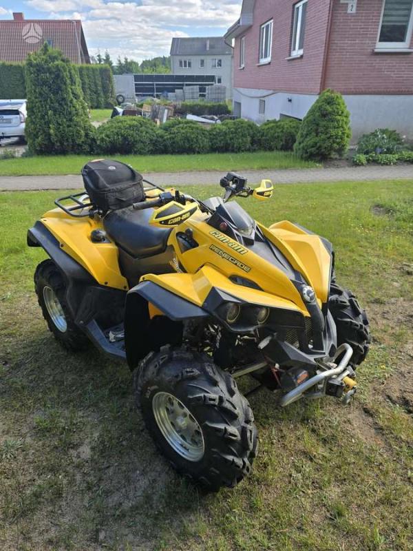 Желтый Can-Am Renegade 2009 в Вильнюс, объемом двигателя 0.80 л и пробегом 5 тыс. км за 6666 €, фото 4 на AUTOMOTO.COM.LV