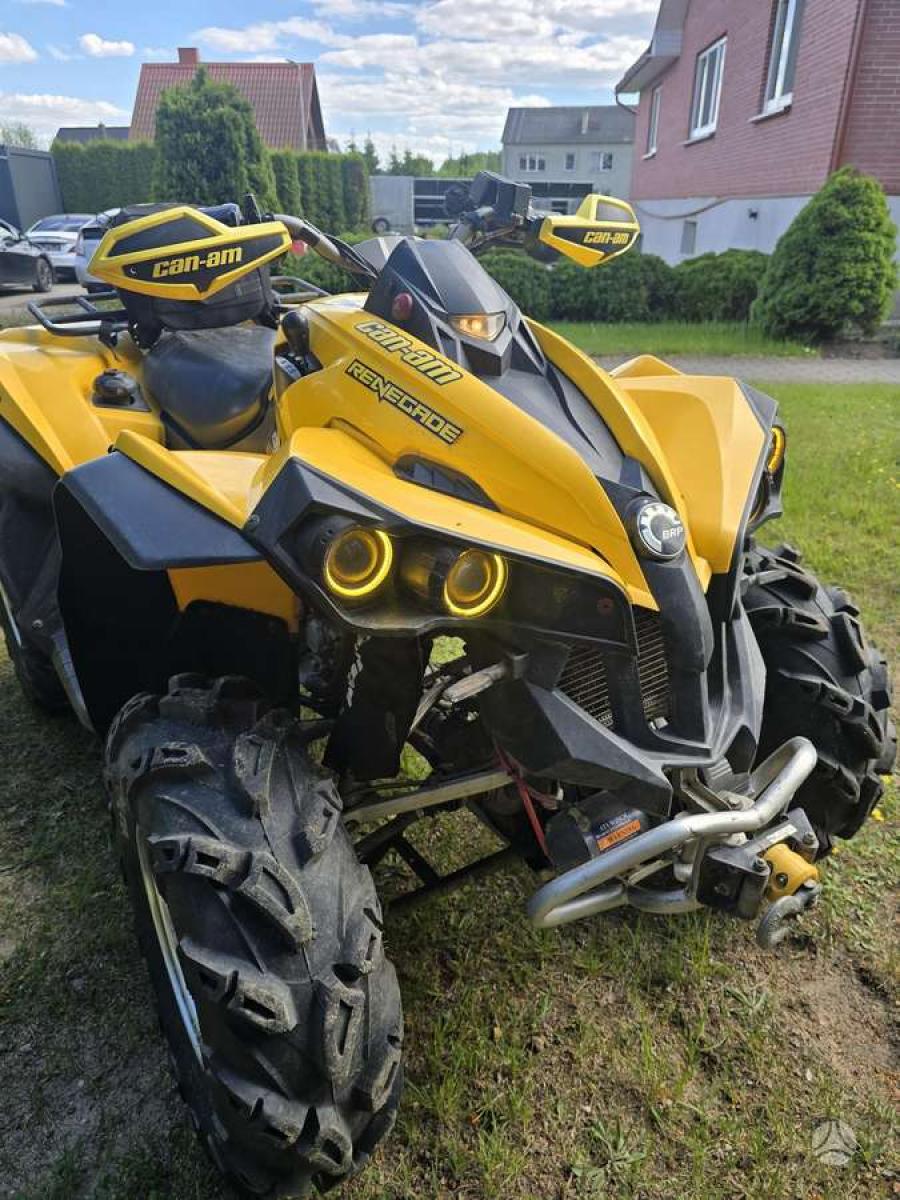 Желтый Can-Am Renegade 2009 в Вильнюс, объемом двигателя 0.80 л и пробегом 5 тыс. км за 6666 €, фото 6 на AUTOMOTO.COM.LV