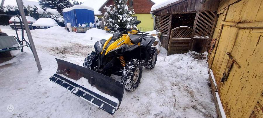 Dzeltens Can-Am Renegade 2012 Švenčionys, ar dzinēja tilpumu 1.00 L un nobraukumu 15 tūkst. km par 7800 €, foto 3 vietnē AUTOMOTO.COM.LV
