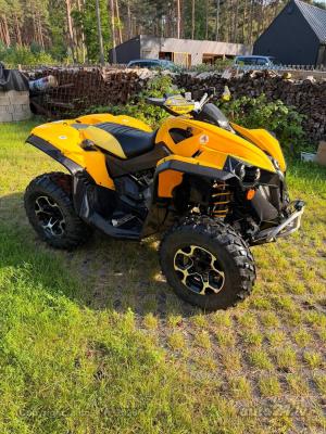 Yellow Can-Am Renegade 2014 in Tallinn, with an engine capacity of 0.55 L and mileage of 0 thousand km for 5499 €, photo  on AUTOMOTO.COM.LV