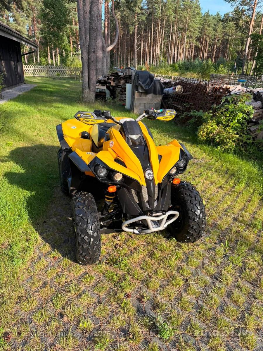 Желтый Can-Am Renegade 2014 в Таллин, объемом двигателя 0.55 л и пробегом 0 тыс. км за 5499 €, фото 4 на AUTOMOTO.COM.LV