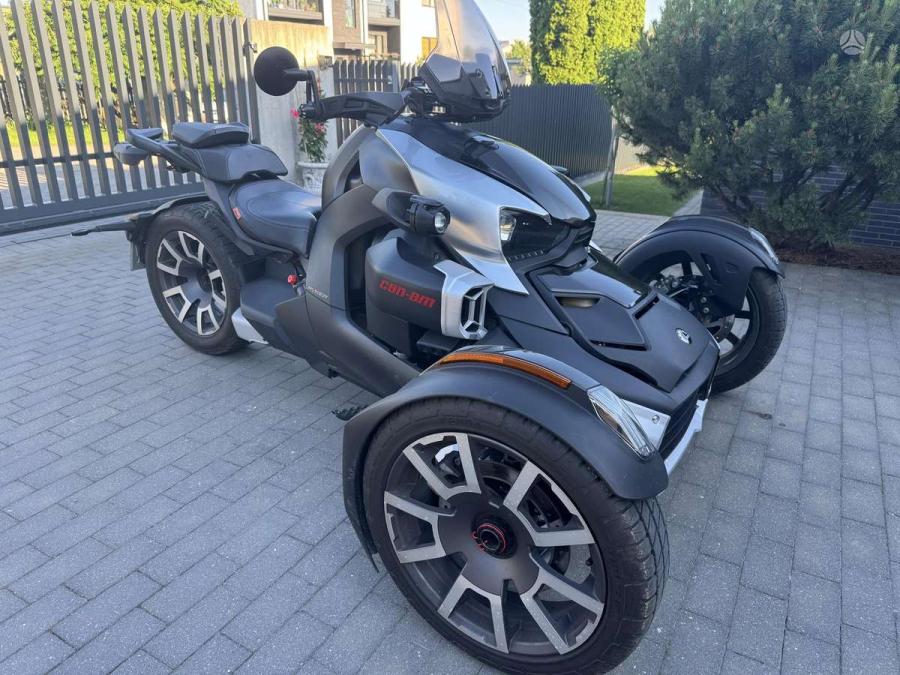 Melns Can-Am Ryker 2019 Kauņa, ar dzinēja tilpumu 0.90 L un nobraukumu 8 tūkst. km par 9000 €, foto 4 vietnē AUTOMOTO.COM.LV