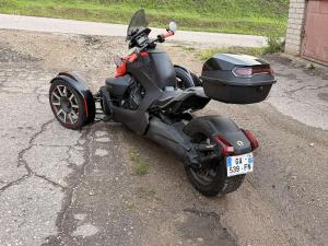 Black Can-Am Ryker 2021 in Siauliai, with an engine capacity of 0.60 L and mileage of 10 thousand km for 6900 €, photo 4 on AUTOMOTO.COM.LV