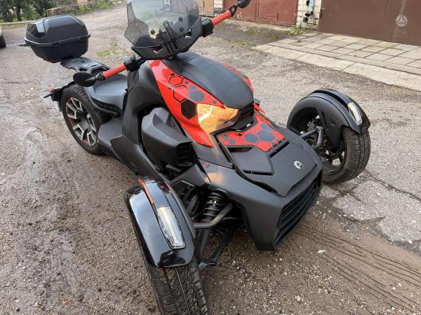 Black Can-Am Ryker 2021 in Siauliai, with an engine capacity of 0.60 L and mileage of 10 thousand km for 6900 €, photo 4 on AUTOMOTO.COM.LV