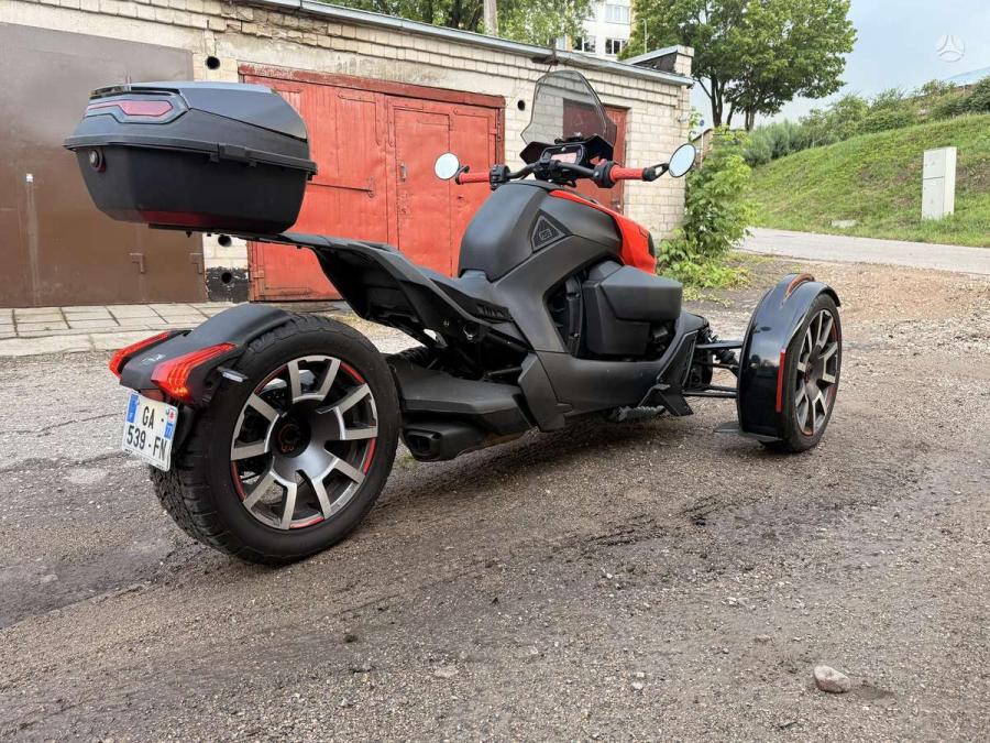 Black Can-Am Ryker 2021 in Siauliai, with an engine capacity of 0.60 L and mileage of 10 thousand km for 6900 €, photo 8 on AUTOMOTO.COM.LV