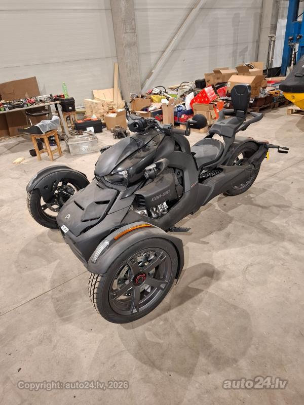 Black Can-Am Ryker 2023 in Tallinn, with an engine capacity of 0.90 L and mileage of 0 thousand km for 15500 €, photo 3 on AUTOMOTO.COM.LV