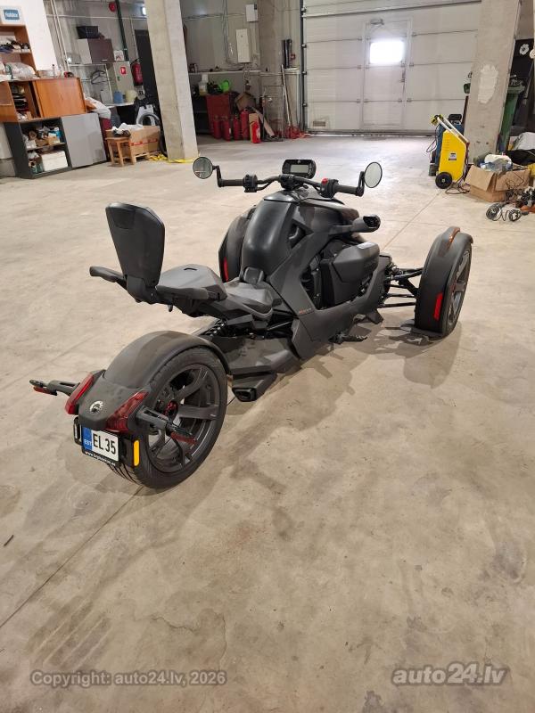 Black Can-Am Ryker 2023 in Tallinn, with an engine capacity of 0.90 L and mileage of 0 thousand km for 15500 €, photo 8 on AUTOMOTO.COM.LV