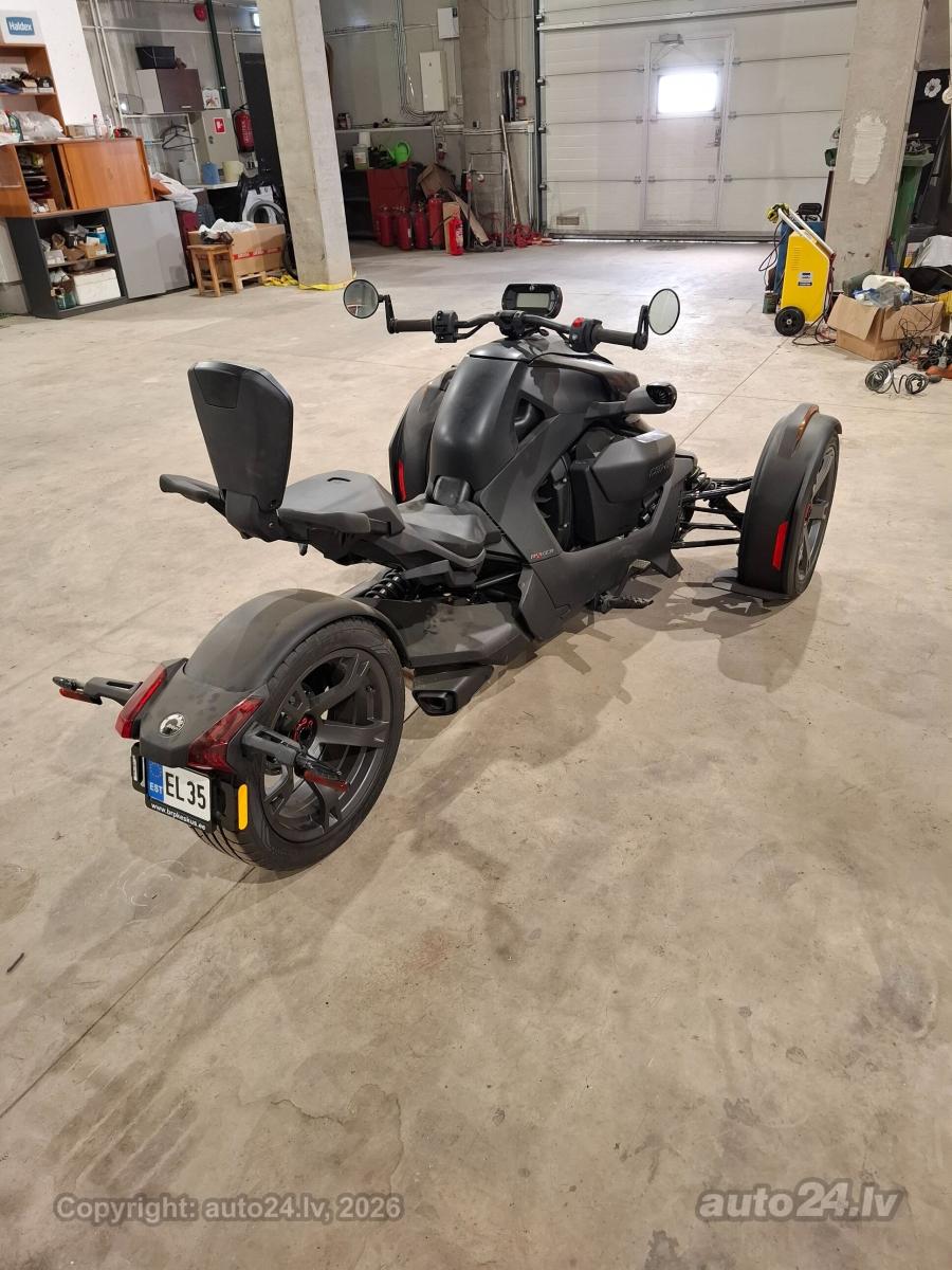 Black Can-Am Ryker 2023 in Tallinn, with an engine capacity of 0.90 L and mileage of 0 thousand km for 15500 €, photo 9 on AUTOMOTO.COM.LV