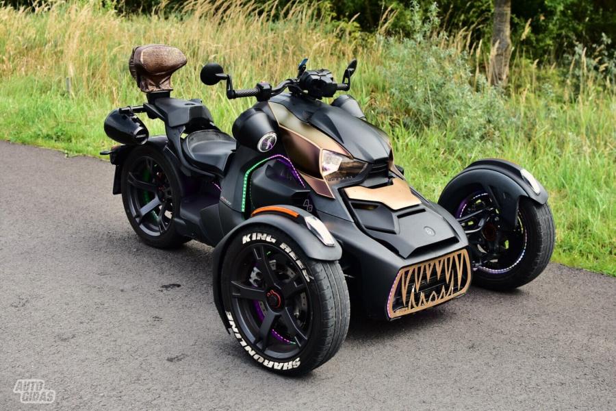 Black Can-Am Ryker 2023 in Kretinga, with an engine capacity of 0.60 L and mileage of 31 thousand km for 7999 €, photo 3 on AUTOMOTO.COM.LV