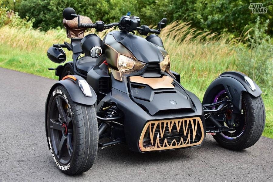 Black Can-Am Ryker 2023 in Kretinga, with an engine capacity of 0.60 L and mileage of 31 thousand km for 7999 €, photo 4 on AUTOMOTO.COM.LV