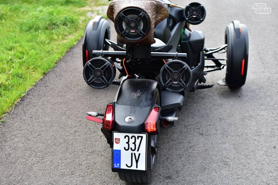 Black Can-Am Ryker 2023 in Kretinga, with an engine capacity of 0.60 L and mileage of 31 thousand km for 7999 €, photo 8 on AUTOMOTO.COM.LV
