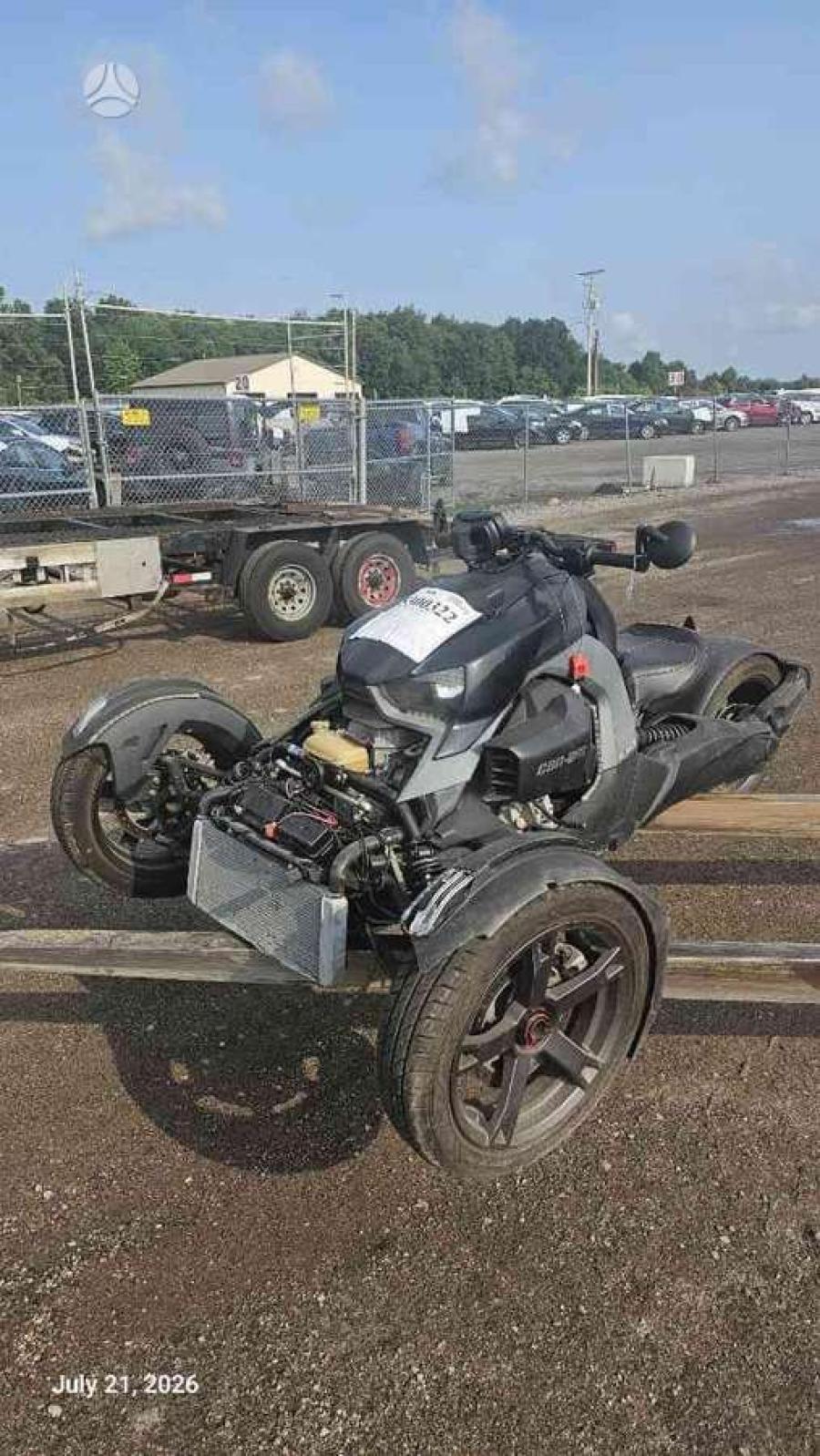Can-Am Ryker 2021 Klaipėda, ar dzinēja tilpumu 0.00 L un nobraukumu 61 tūkst. km par 4200 €, foto 1 vietnē AUTOMOTO.COM.LV