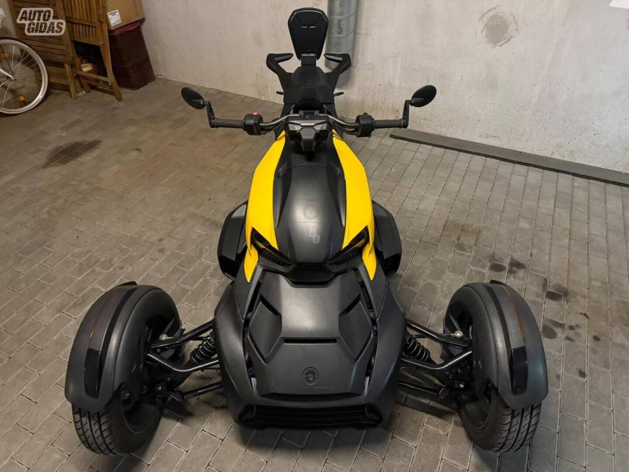 Yellow Can-Am Ryker 2023 in Kretinga, with an engine capacity of 0.60 L and mileage of 0 thousand km for 7999 €, photo 5 on AUTOMOTO.COM.LV