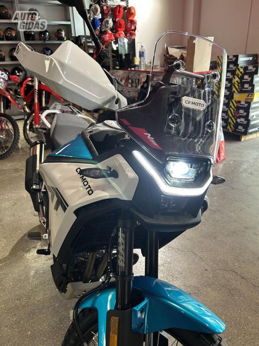 Blue CFMOTO 450 MT 2025 in Kaunas, with an engine capacity of 0.45 L and mileage of 0 thousand km for 6490 €, photo 6 on AUTOMOTO.COM.LV