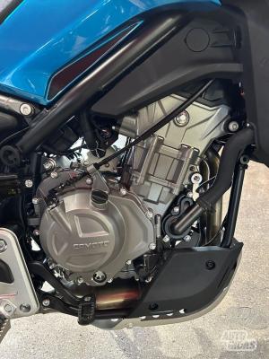Blue CFMOTO 450 MT 2025 in Kaunas, with an engine capacity of 0.45 L and mileage of 0 thousand km for 6490 €, photo 8 on AUTOMOTO.COM.LV