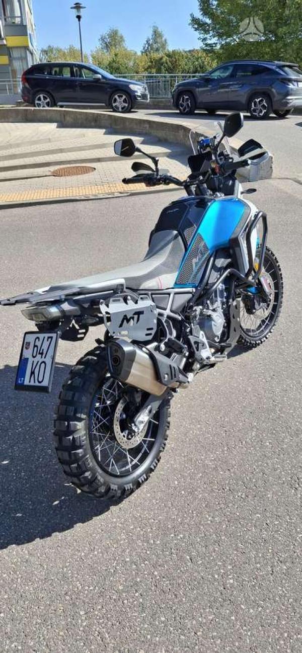 Blue CFMOTO 450 MT 2025 in Vilnius, with an engine capacity of 0.00 L and mileage of 4 thousand km for 6250 €, photo 4 on AUTOMOTO.COM.LV