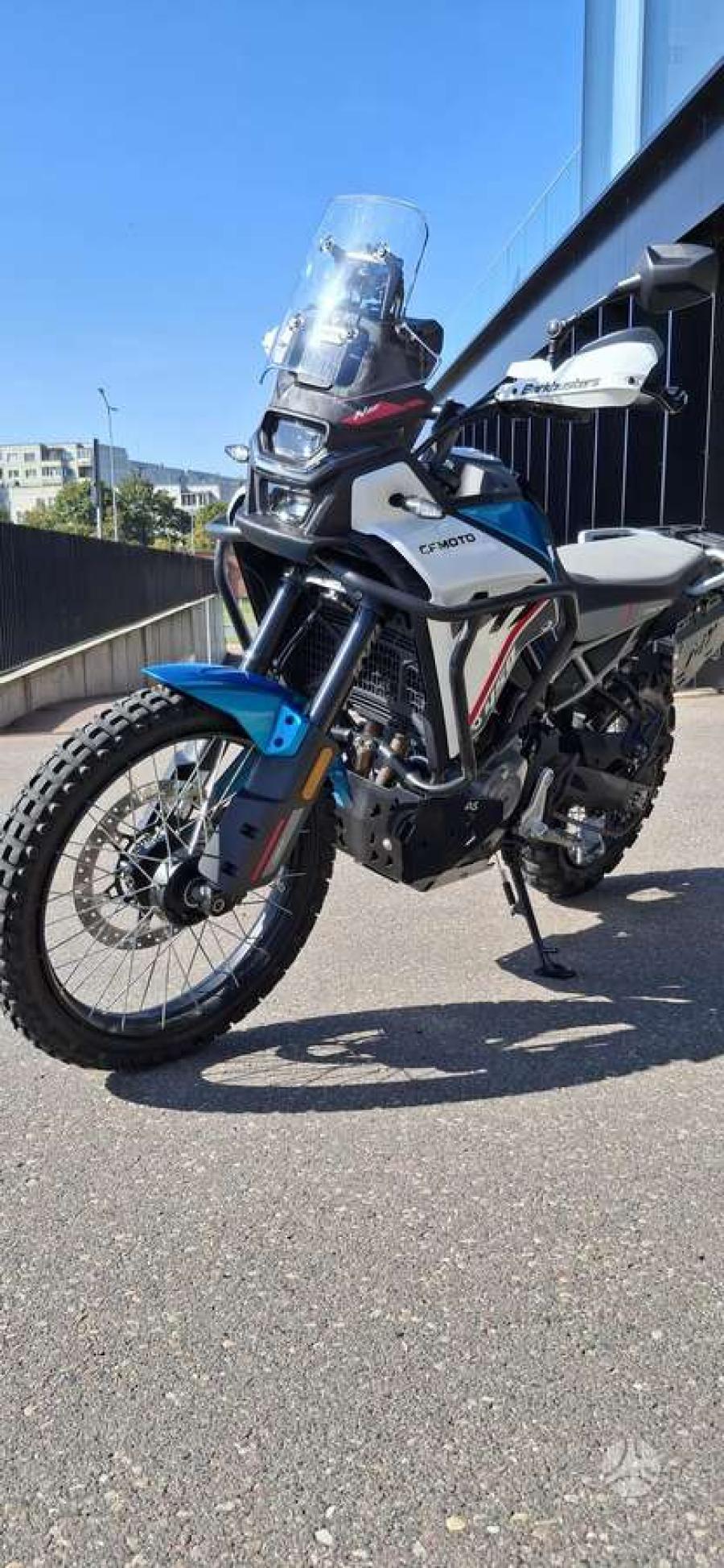 Blue CFMOTO 450 MT 2025 in Vilnius, with an engine capacity of 0.00 L and mileage of 4 thousand km for 6250 €, photo 9 on AUTOMOTO.COM.LV