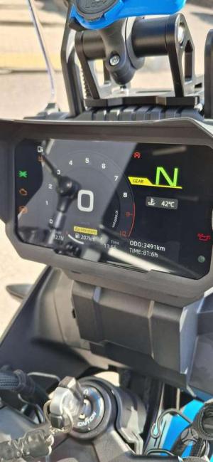 Blue CFMOTO 450 MT 2025 in Vilnius, with an engine capacity of 0.00 L and mileage of 4 thousand km for 6250 €, photo 11 on AUTOMOTO.COM.LV